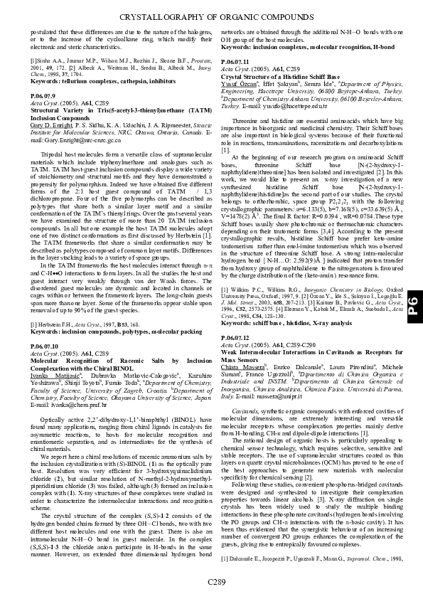 (PDF) Crystal structure of a histidine Schiff base