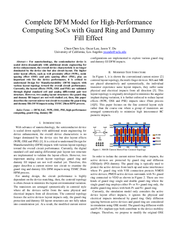 (PDF) Complete DFM Model for High-Performance Computing SoCs with Guard ...