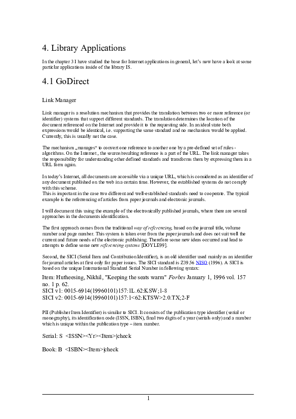 (DOC) Using Internet/Intranet Technologies in Library Automation