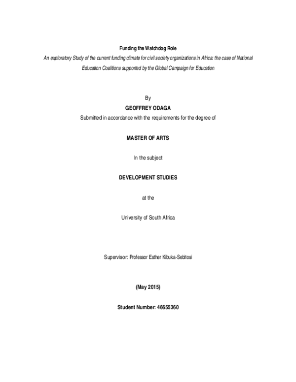 (PDF) Development Studies