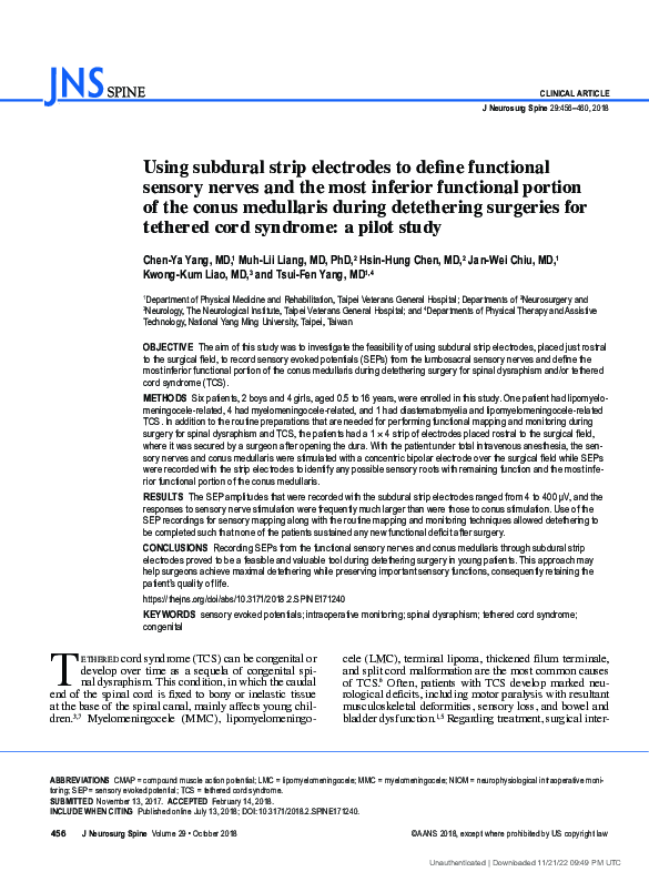 (PDF) Using subdural strip electrodes to define functional sensory ...