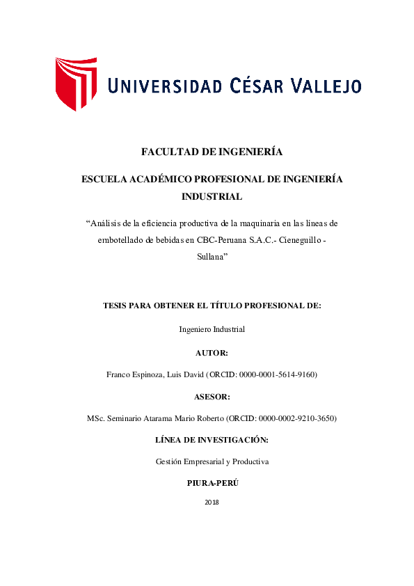 (PDF) Análisis de la eficiencia productiva de la maquinaria en las ...