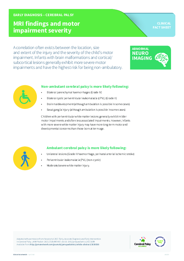 (PDF) MRI findings and motor impairment severity