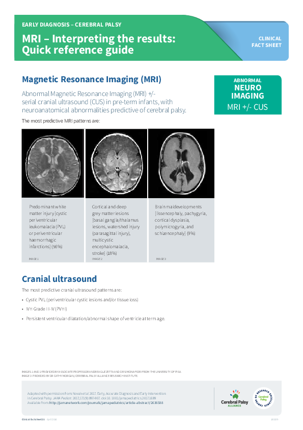 (PDF) MRI - Interpreting the results: Quick reference guide