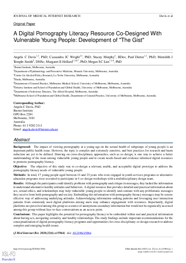 (PDF) A Digital Pornography Literacy Resource Co-Designed With ...