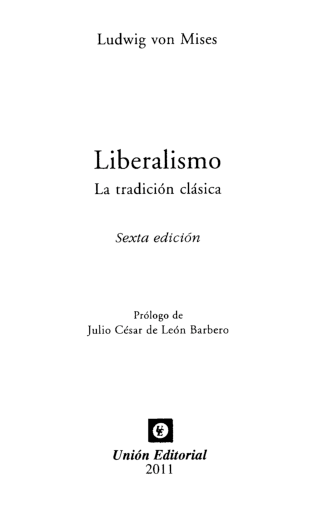 (PDF) Liberalismo - Ludwig von Mises