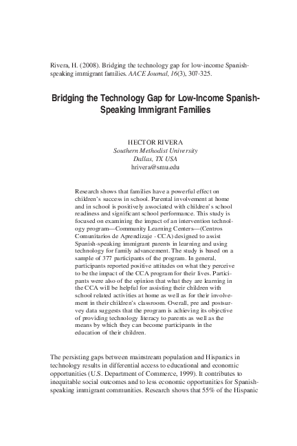 (PDF) Studying the Impact of Technology-Infused Activities Among Low ...