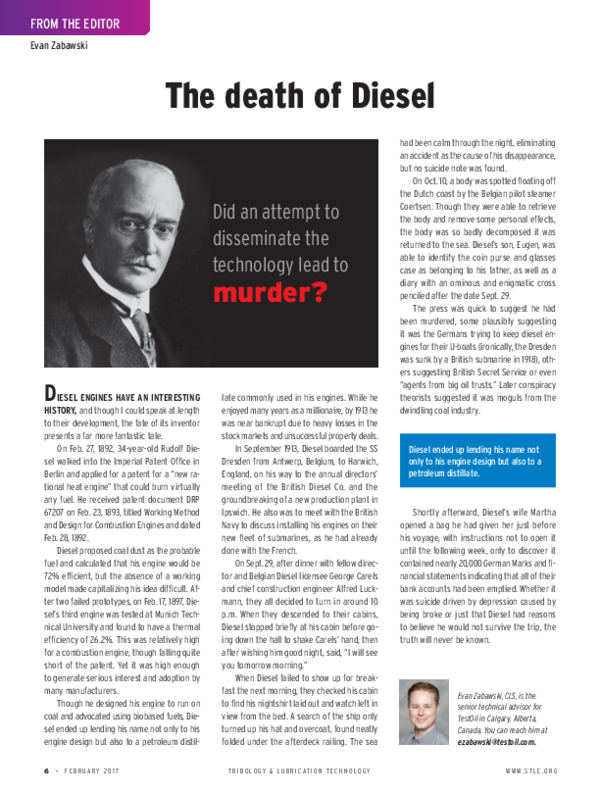 (PDF) The death of Diesel