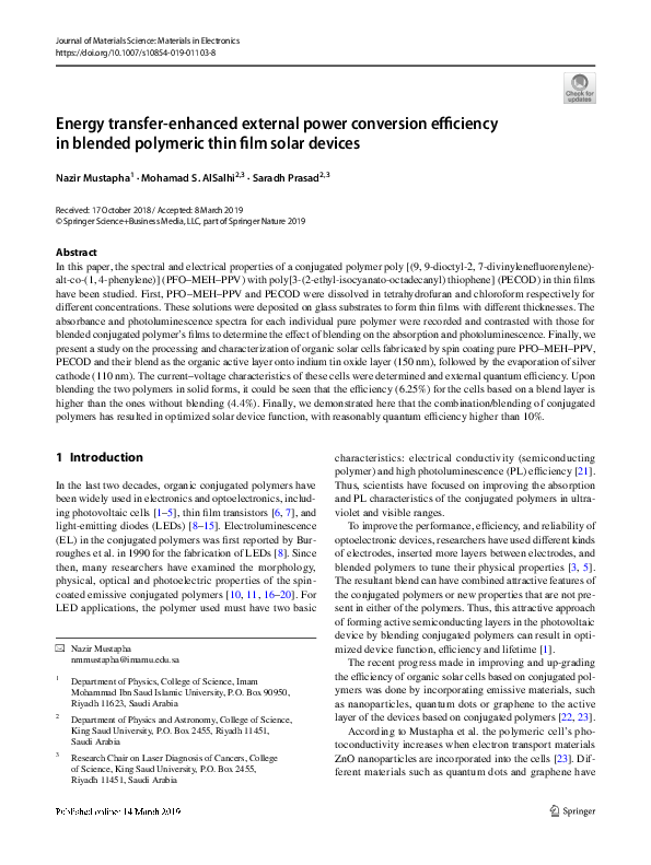 (PDF) Energy transfer-enhanced external power conversion efficiency in ...