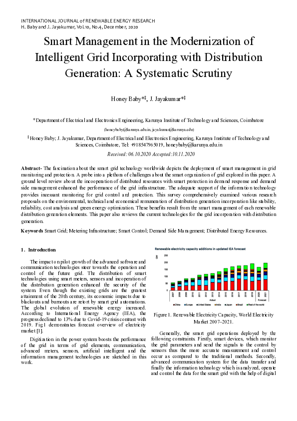 (PDF) Smart Management in the Modernization of Intelligent Grid ...