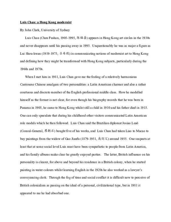 (DOC) Luis Chan: A Hong Kong Modernist
