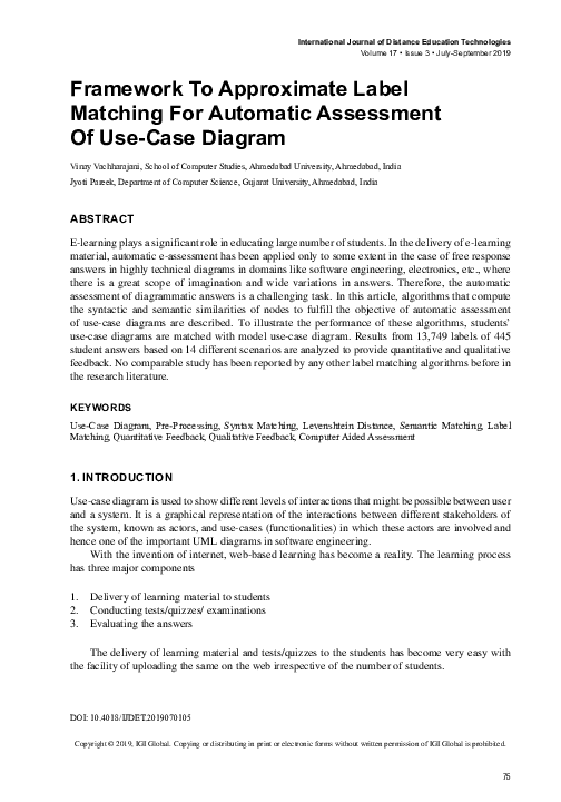 (PDF) Framework To Approximate Label Matching For Automatic Assessment ...