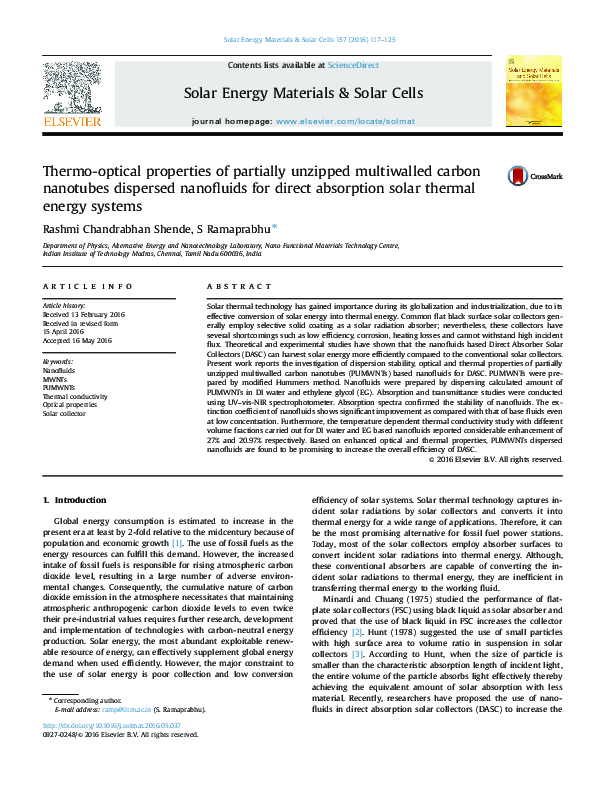 (PDF) Thermo-optical properties of partially unzipped multiwalled ...