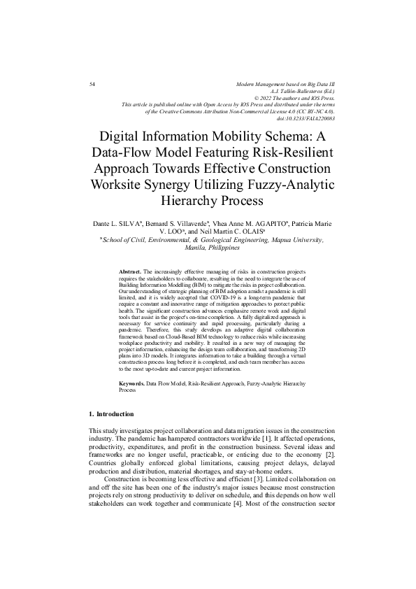 (PDF) Digital Information Mobility Schema: A Data-Flow Model Featuring ...