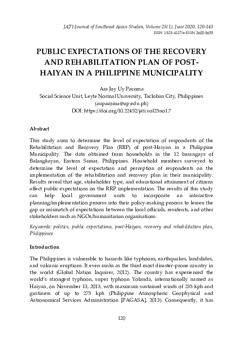 (PDF) Ara Joy Uy Pacoma, JATI 25(1), 2020
