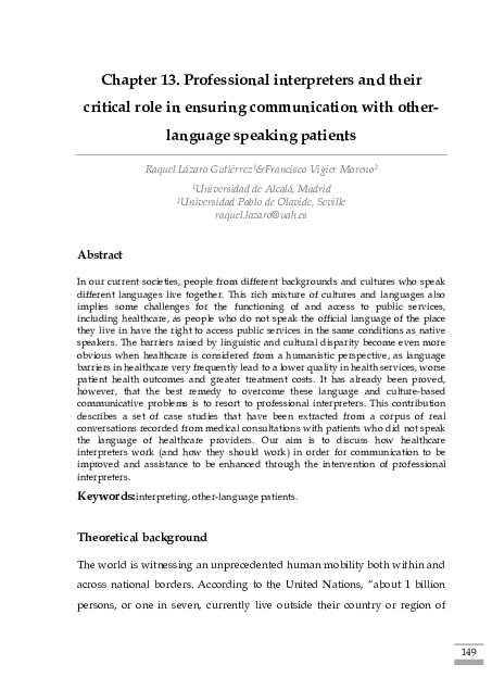 (PDF) Professional interpreters and their critical role in ensuring ...