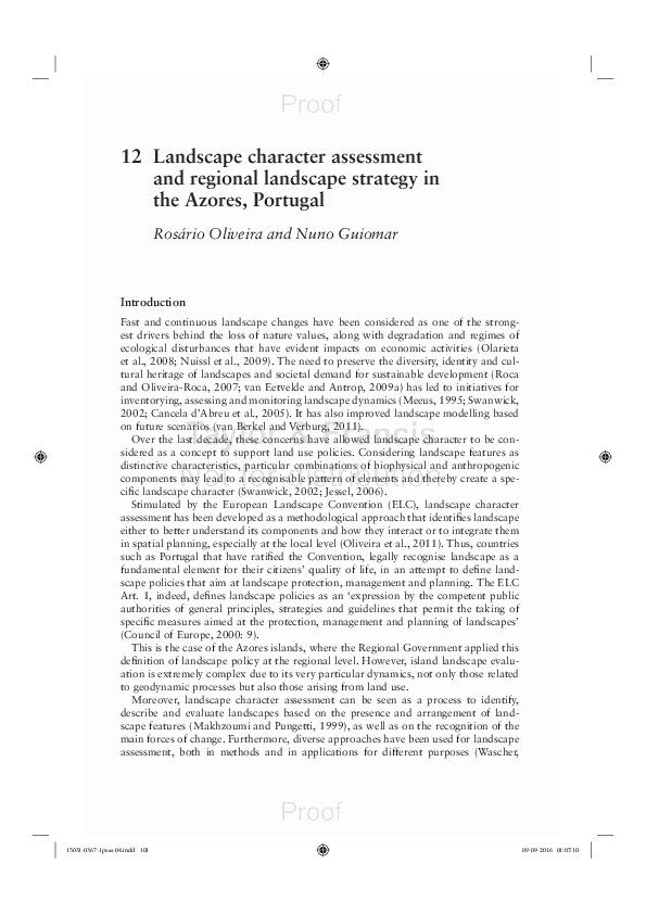 (PDF) Landscape character assessment and regional landscape strategy in ...