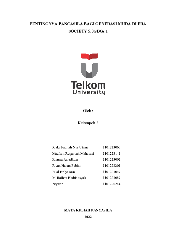 (DOC) Paper Pancasila