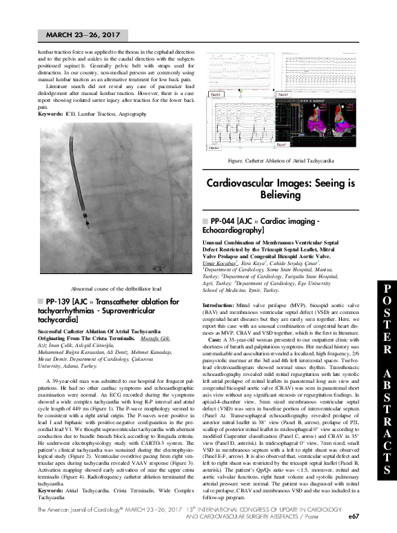 Pdf Pp 044 Ajc Cardiac Imaging Echocardiography Unusual Combination Of Membranous