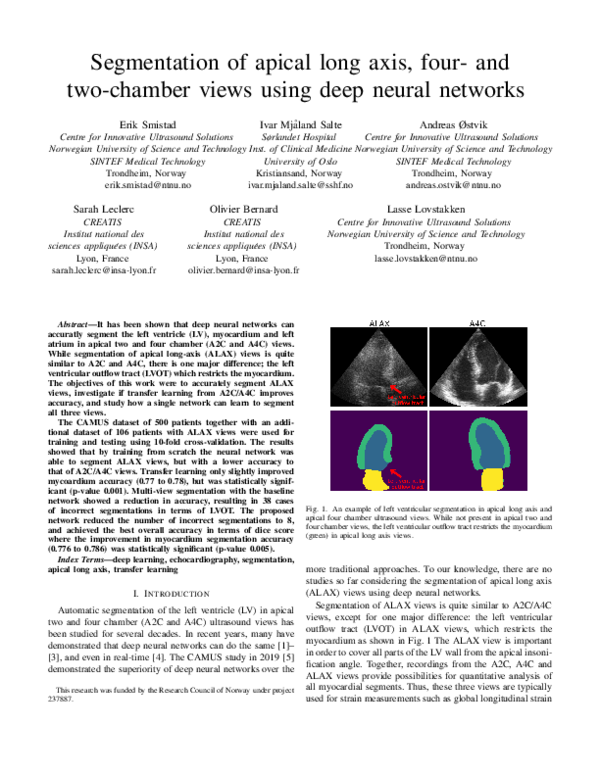 (PDF) Segmentation of apical long axis, four- and two-chamber views ...