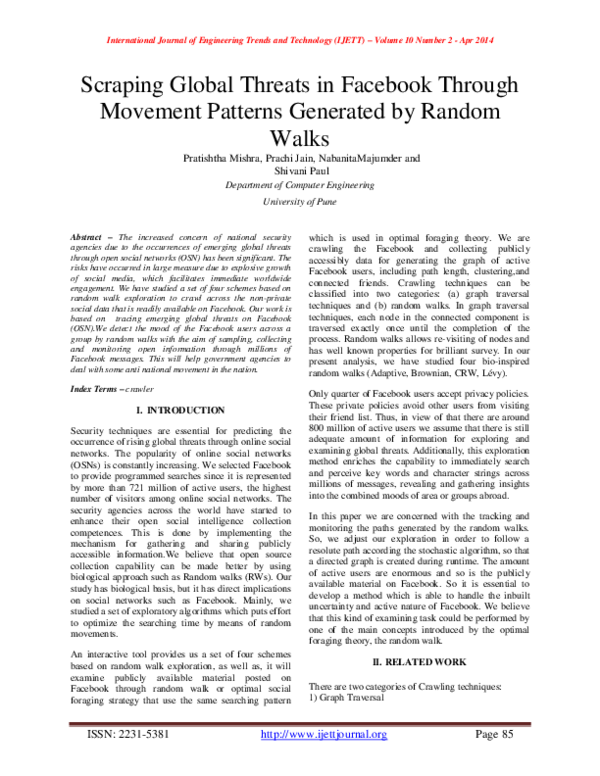 Pdf Design And Implementation Of Distributed Facebook Crawler Based On Interaction Simulation