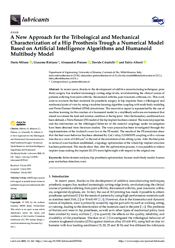 (PDF) A New Approach for the Tribological and Mechanical ...