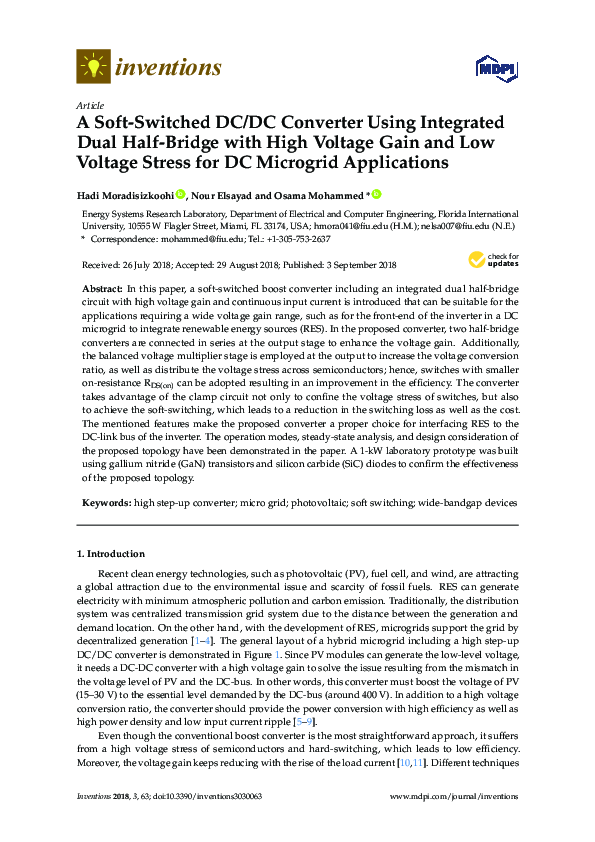 (PDF) A Soft-Switched DC/DC Converter Using Integrated Dual Half-Bridge with High Voltage Gain ...