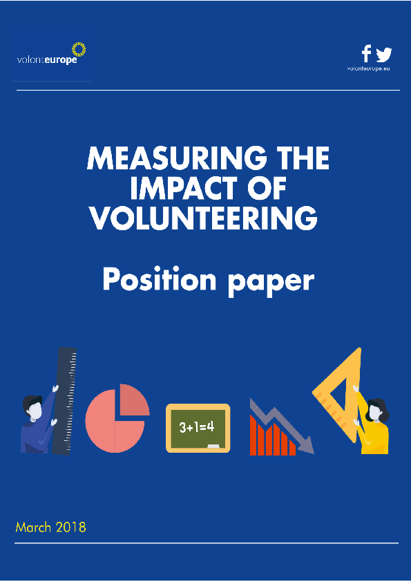 (PDF) Measuring the Impact of Volunteering : Position Paper