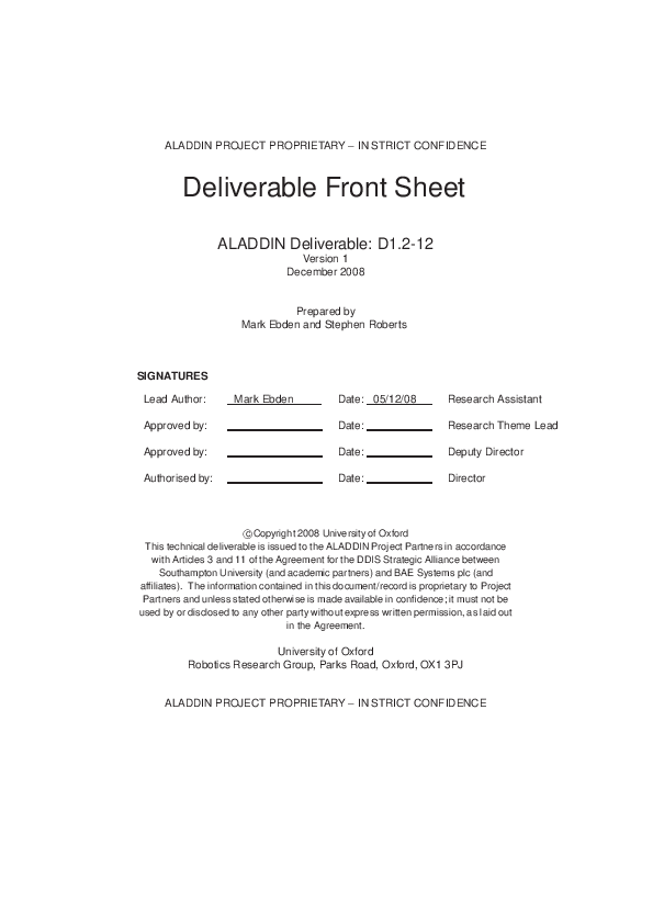 (PDF) Deliverable Front Sheet