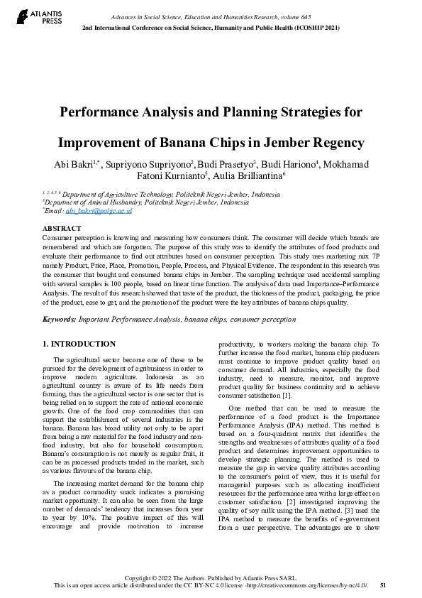 (PDF) Performance Analysis and Planning Strategies for Improvement of ...