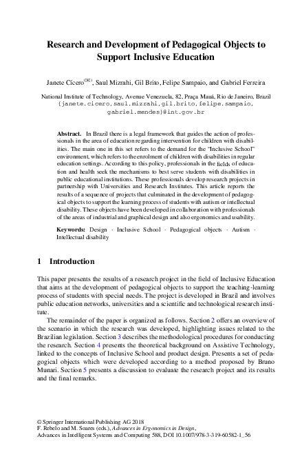(PDF) Research and Development of Pedagogical Objects to Support ...