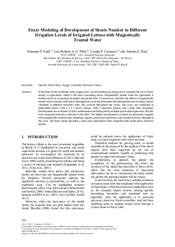 (PDF) Fuzzy Modeling of Development of Sheets Number in Different ...