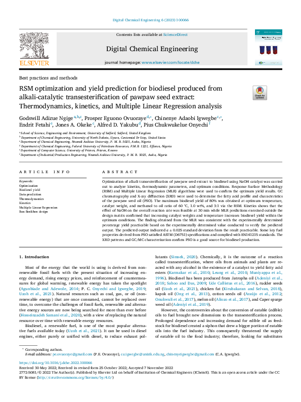 (PDF) Digital Chemical Engineering