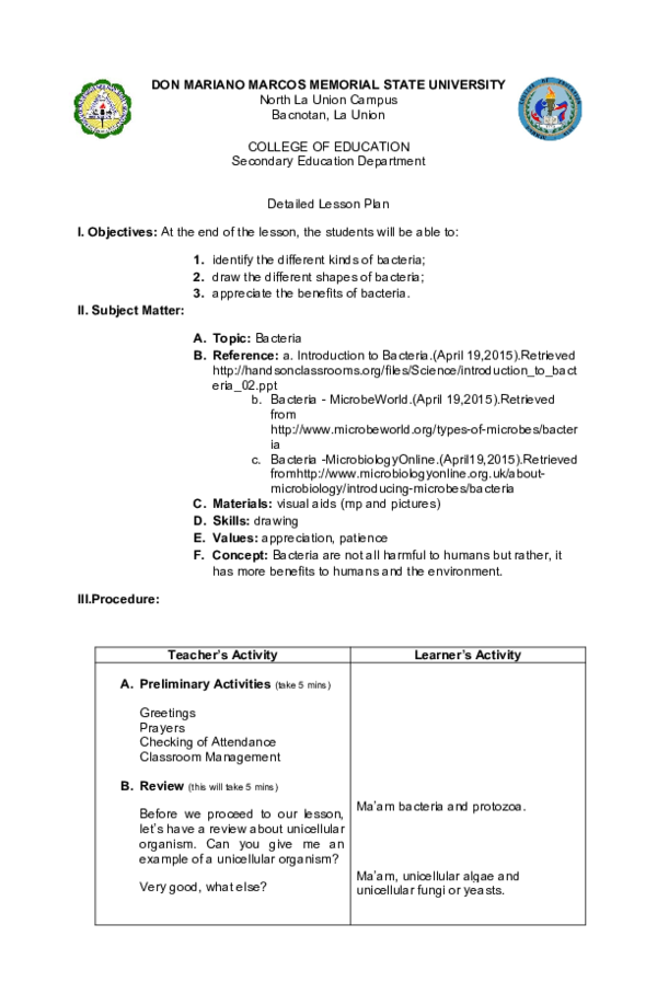 (DOC) DON MARIANO MARCOS MEMORIAL STATE UNIVERSITY