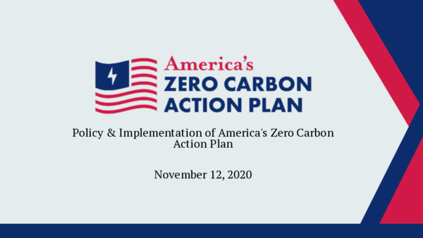 (PDF) America's Zero Carbon Action Plan: Federal Legislative and ...