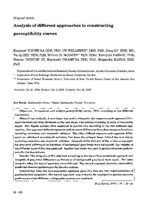 (PDF) Analysis of different approaches to constructing perceptibility ...