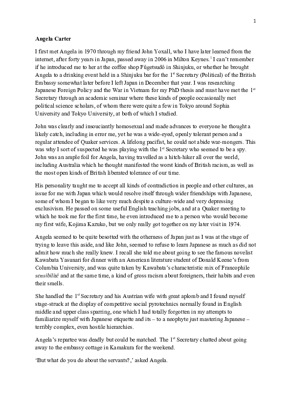 (DOC) Angela Carter