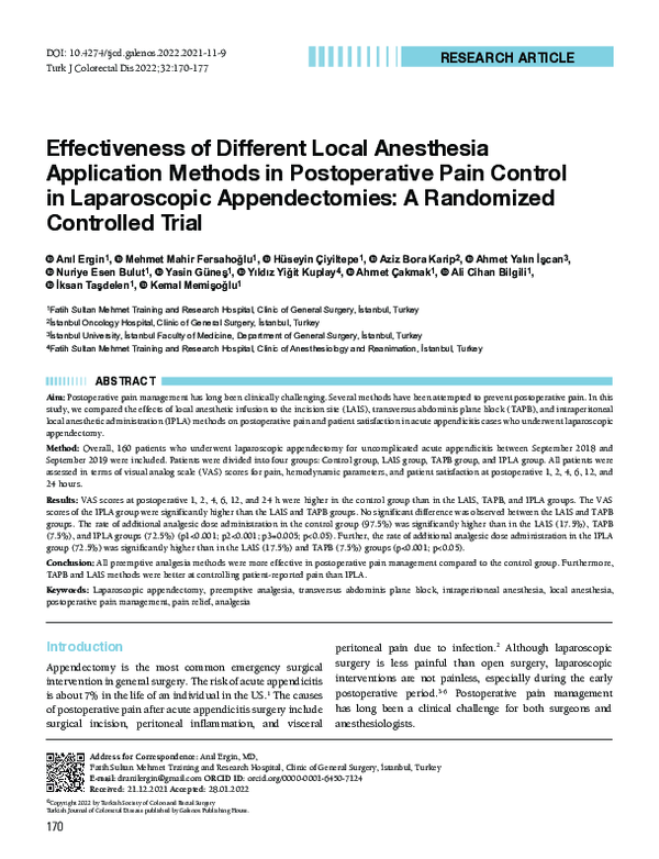(PDF) Effectiveness of Different Local Anesthesia Application Methods ...