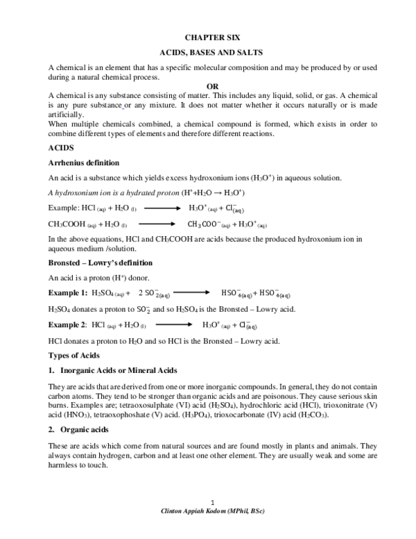 (PDF) ACIDS BASES AND SALT