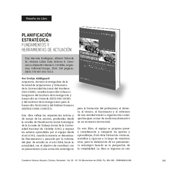 (PDF) Planificación estratégica: fundamentos y herramientas de actuación