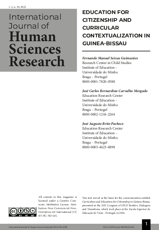 (PDF) EDUCATION FOR CITIZENSHIP AND CURRICULAR CONTEXTUALIZATION IN ...