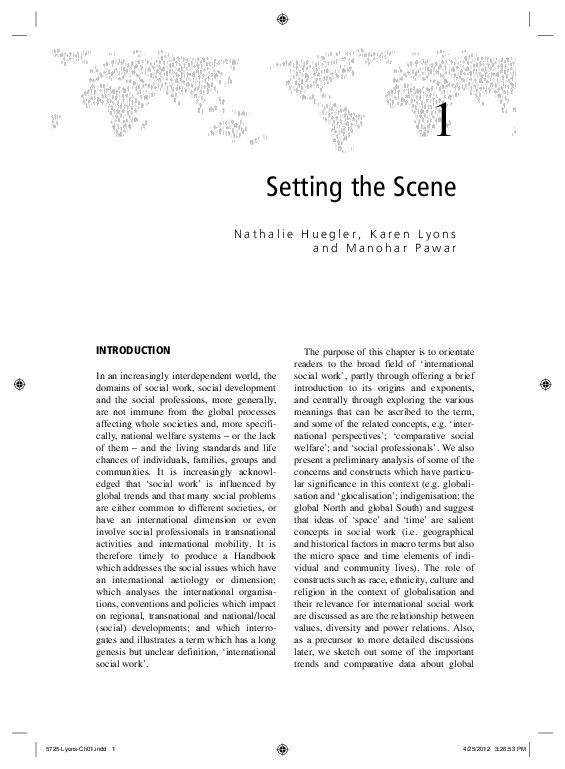 (PDF) Setting the Scene