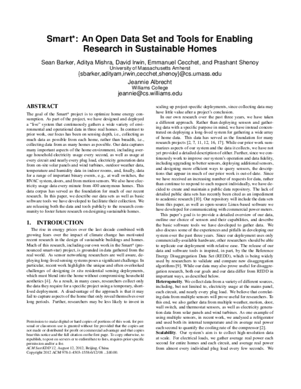 (PDF) Smart*: An Open Data Set and Tools for Enabling Research in ...