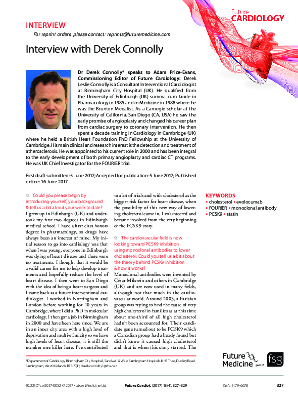 (PDF) Interview with Derek Connolly