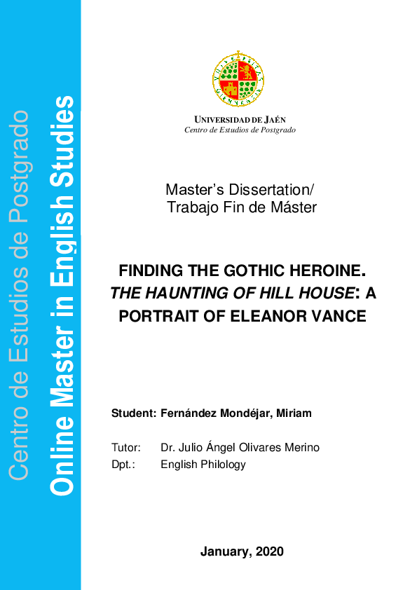 (PDF) Finding the Gothic heroine. The Haunting of Hill House: a ...