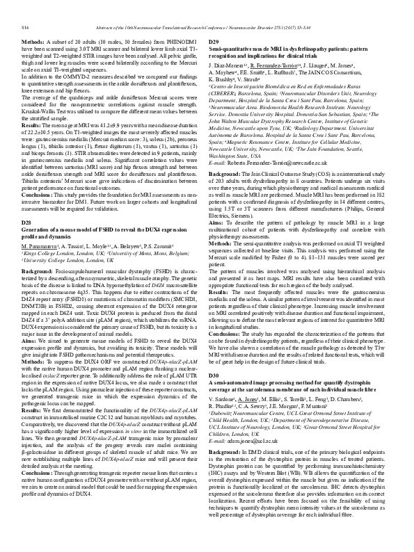 (PDF) Generation of a mouse model of FSHD to reveal the DUX4 expression ...