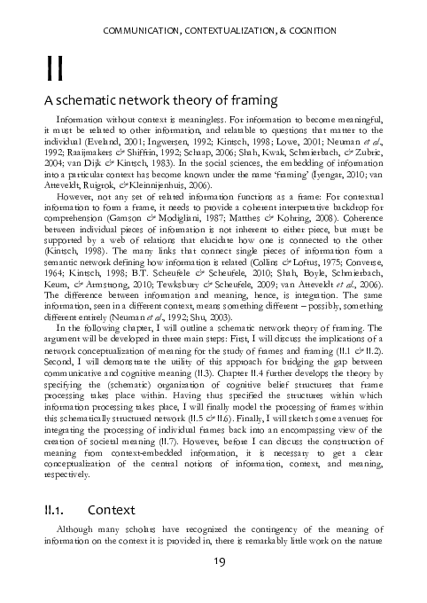 (PDF) Communication, contextualization, & cognition: patterns ...