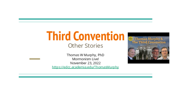 (PDF) Third Convention: Other Stories