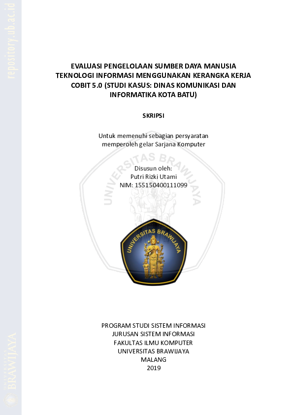 (PDF) Evaluasi Pengelolaan Sumber Daya Manusia Teknologi Informasi dengan Menggunakan Kerangka ...