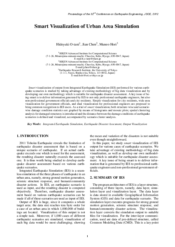 (PDF) Smart Visualization of Urban Area Simulation